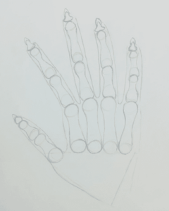 Learn Drawing a Skeleton Hand - Artwithlifestyle